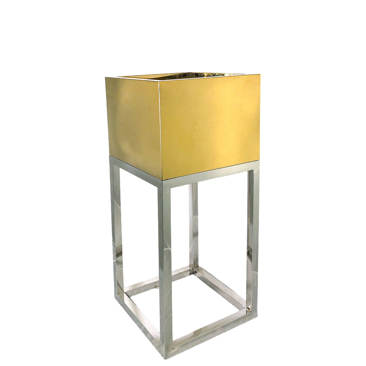 Stainless Steel Square Planter – Flourish_ph