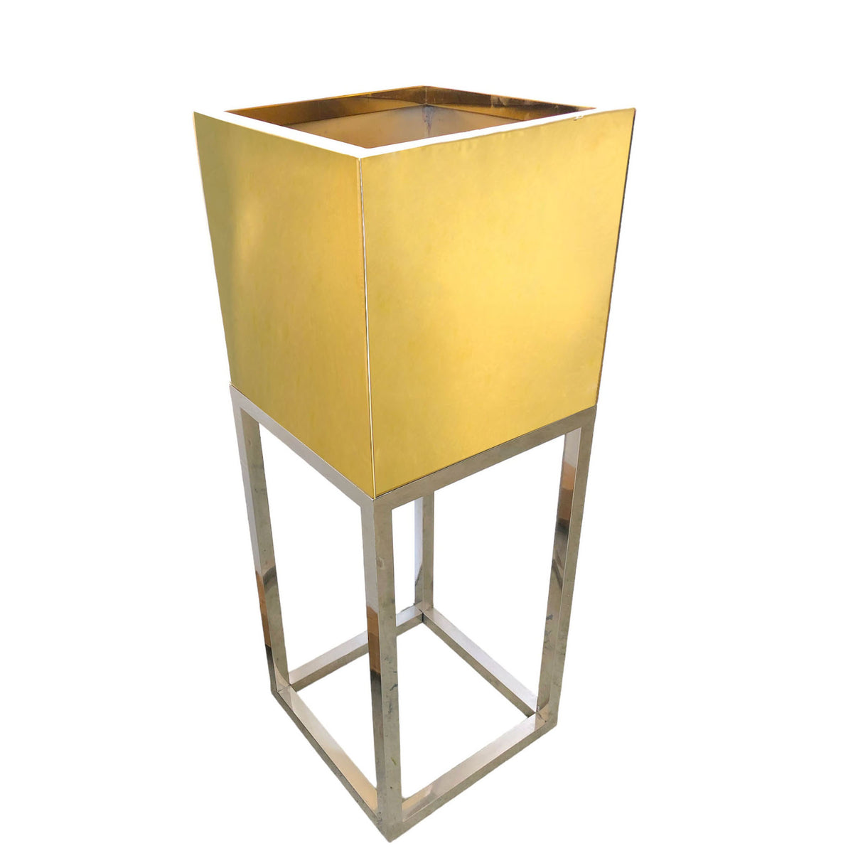 Stainless Steel Square Planter – Flourish_ph
