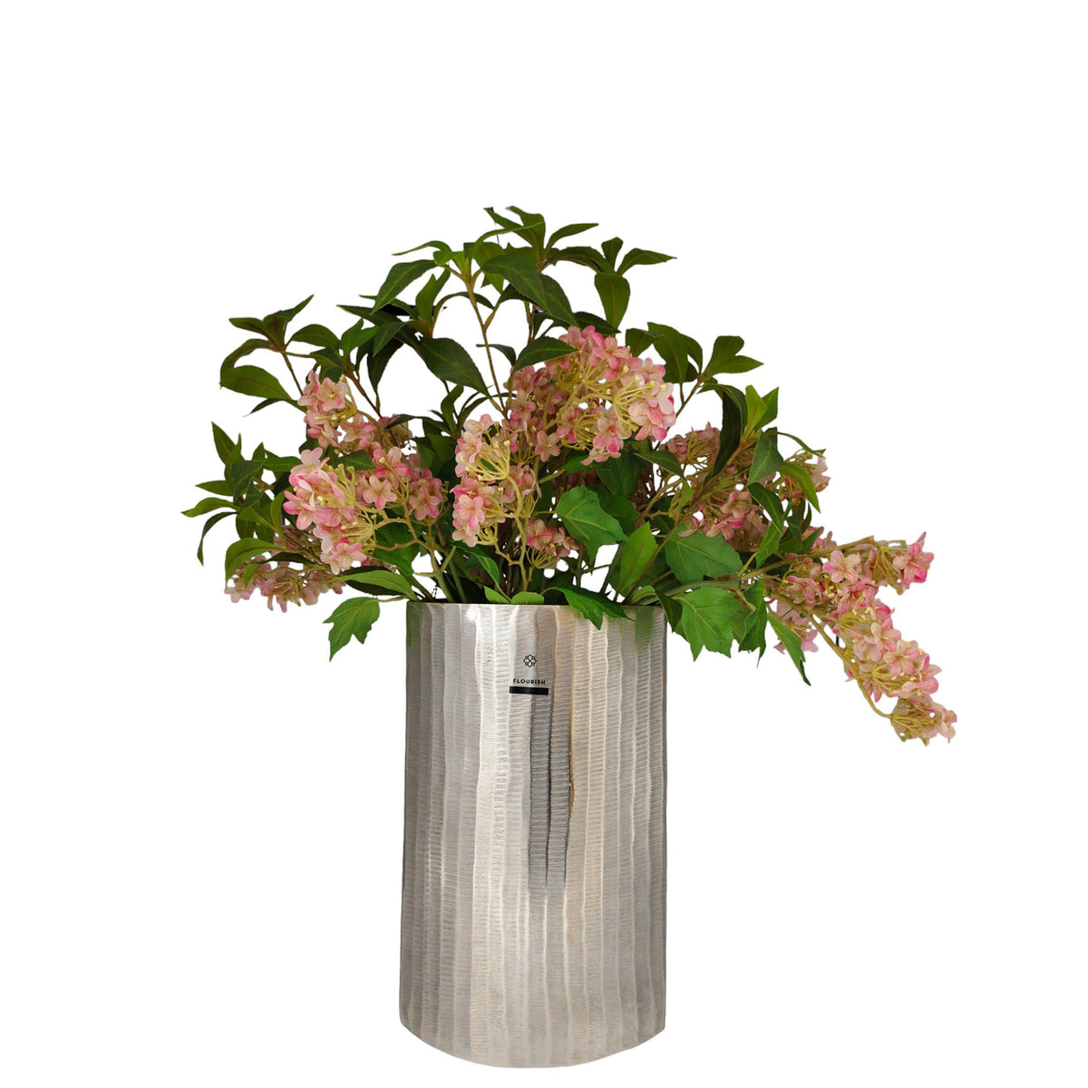 NDFA076 Pentas with Pieris Spray Arrangement – Flourish_ph