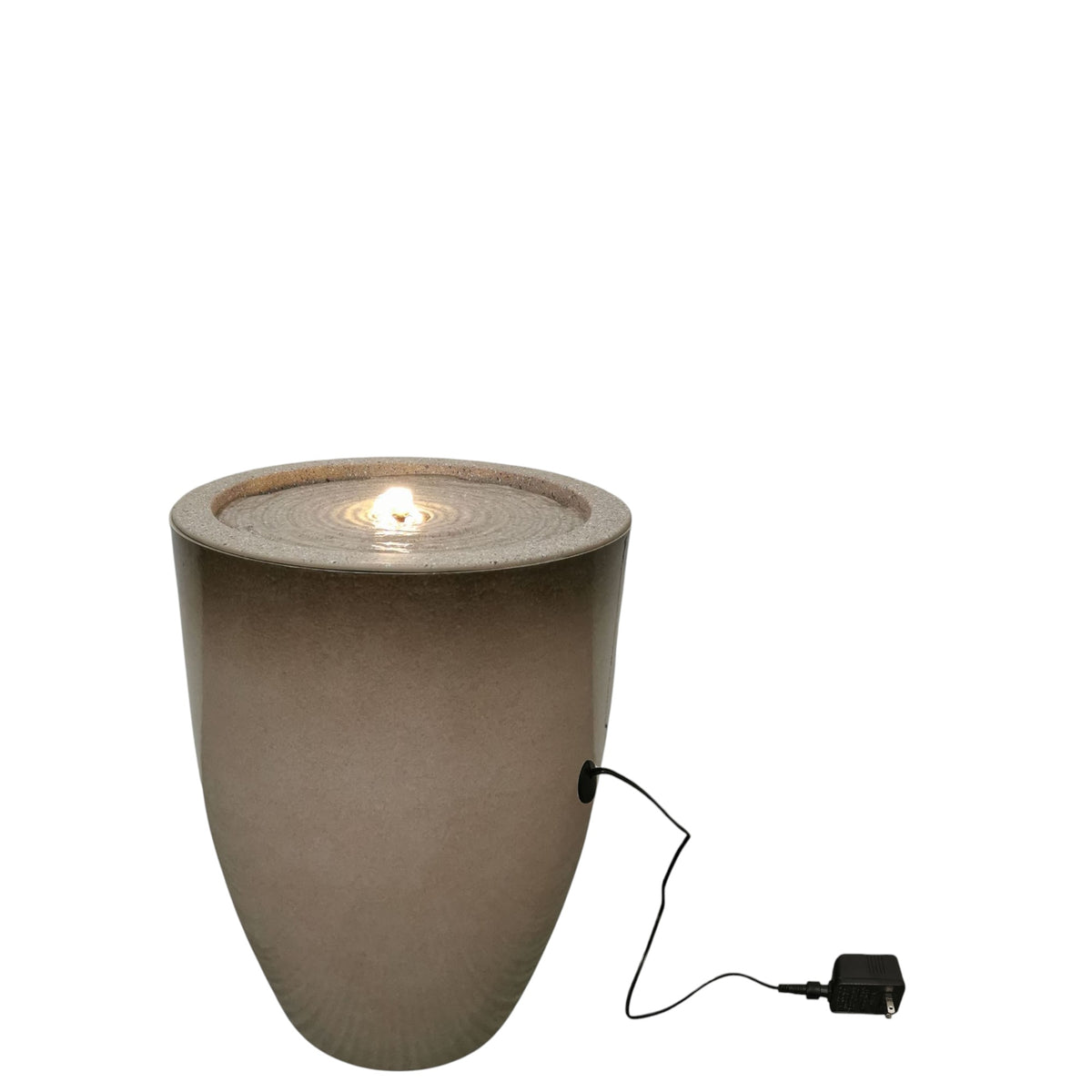 Fiberglass Fountain Ivory Sheen – Flourish_ph